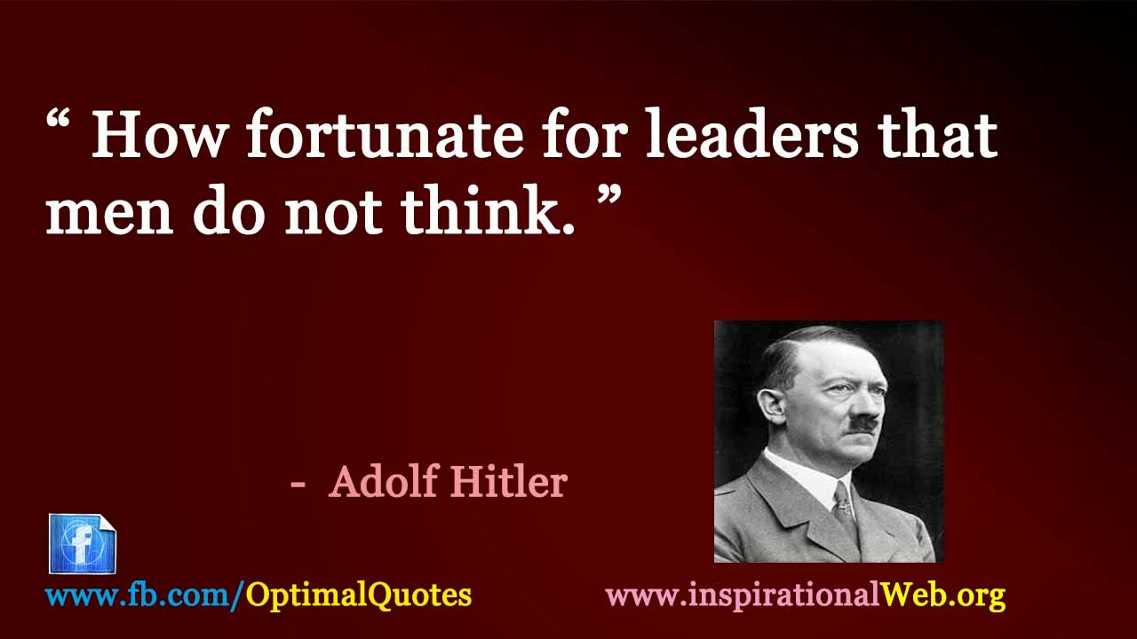 Adolf Hitler Quote Youth | Famous inspirational Quotes WEB