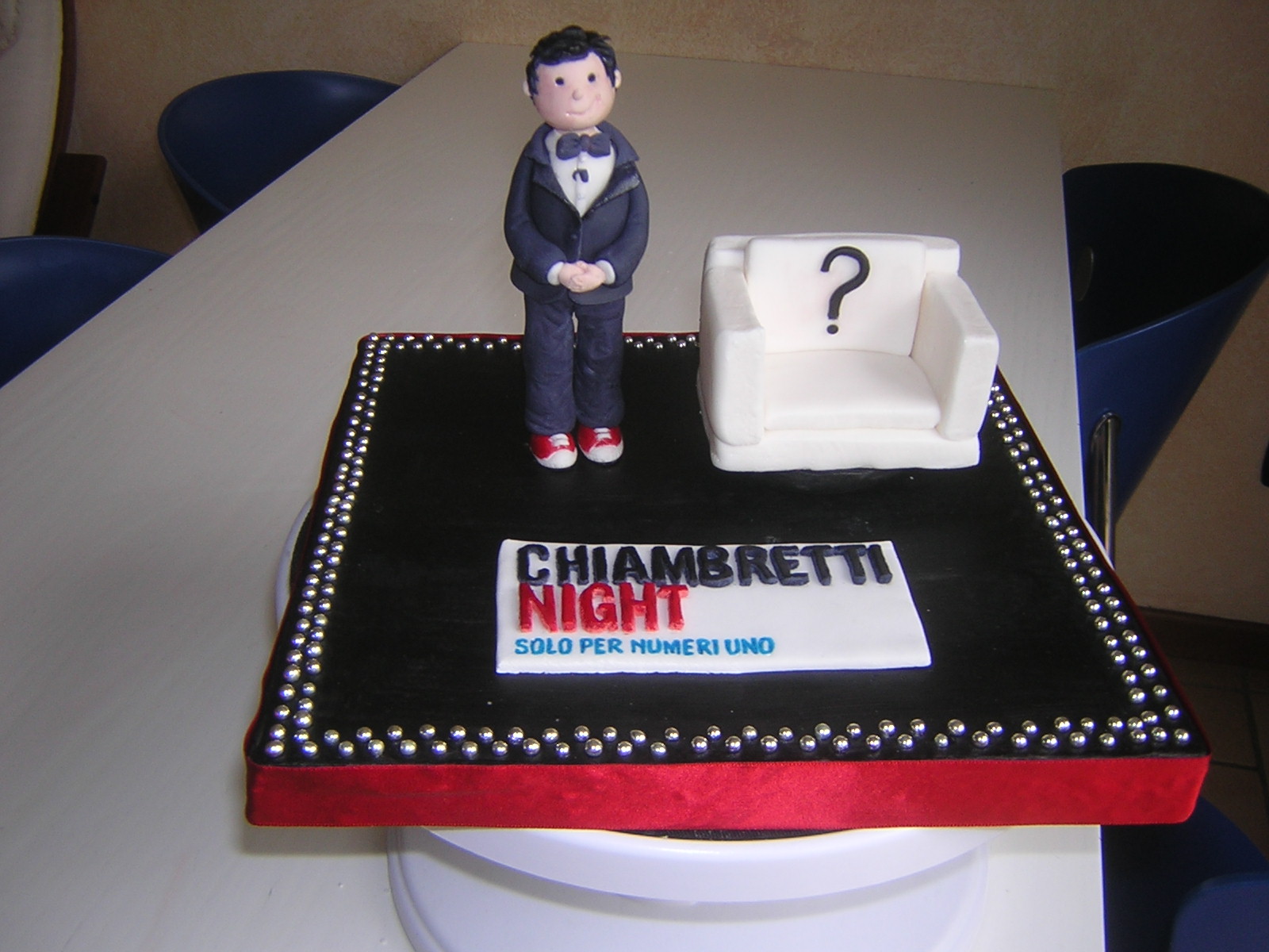 Le torte creative di Claudia Prati: Torta "Chiambretti Night"