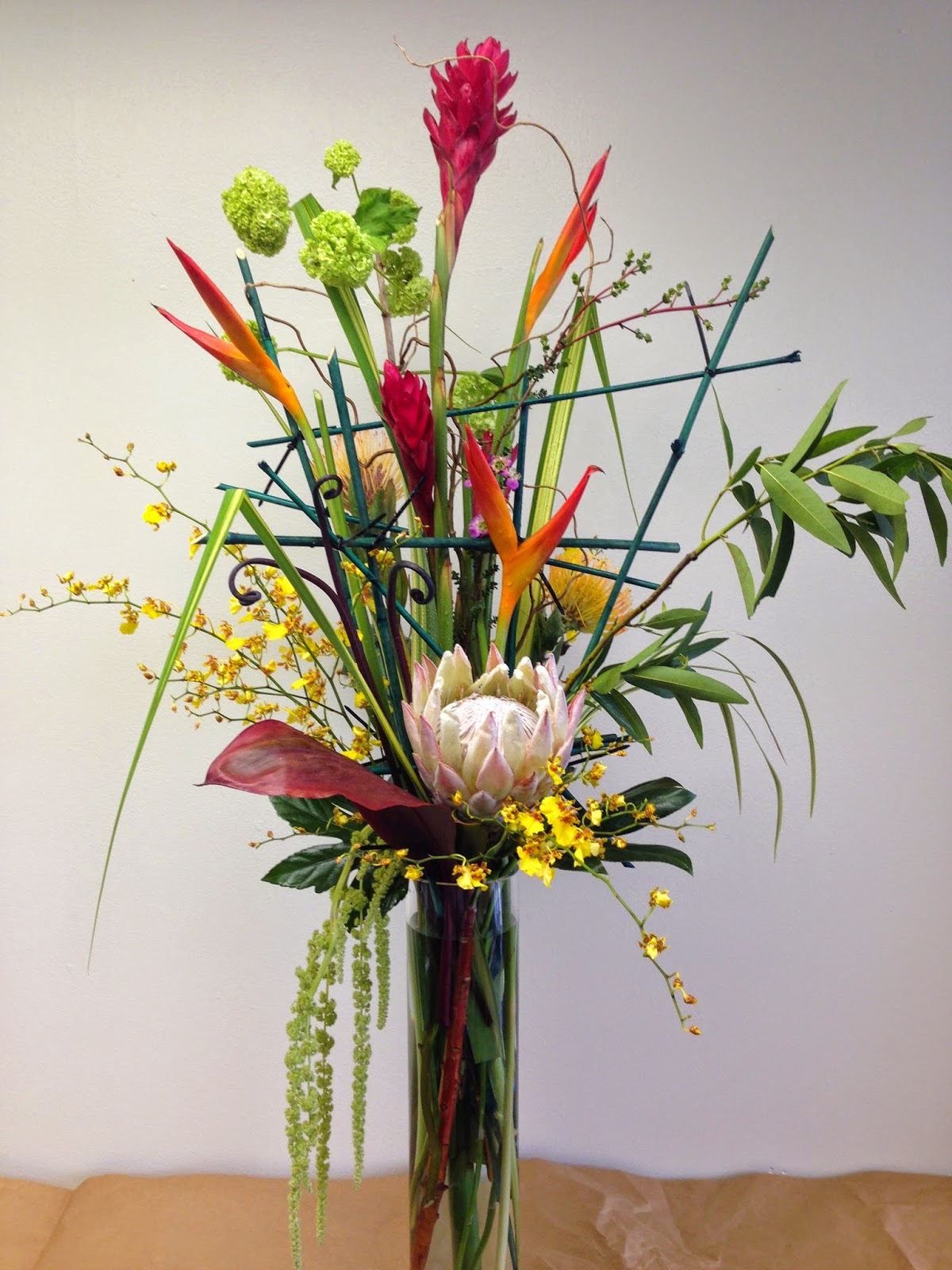 flower classroom: Advanced ~~Tropical Design Class images