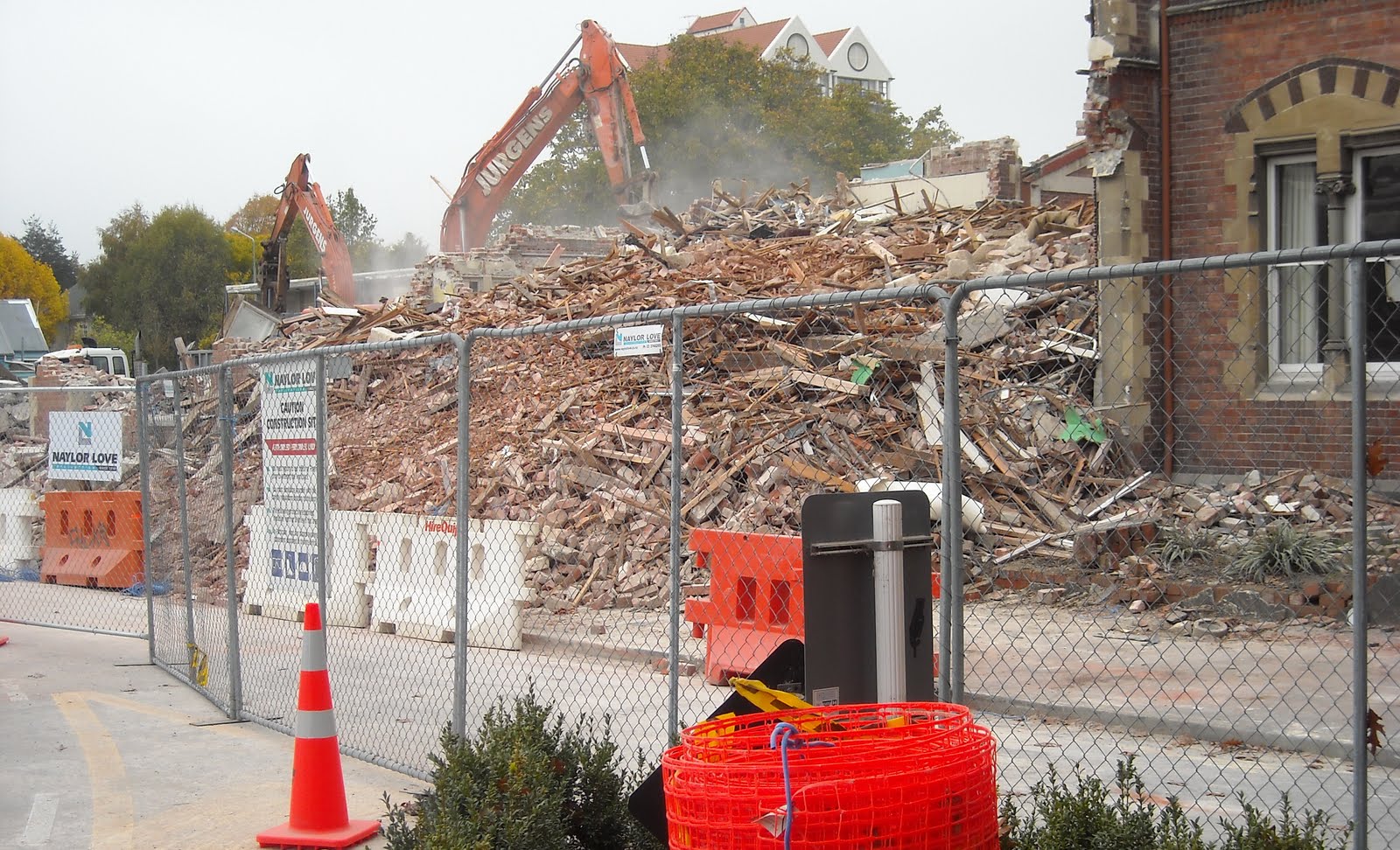 Woza Wanderer: Killer Quake. Cranmer Centre Demolition, Christchurch CBD