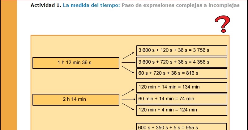 Colegio José Calderón: Medimos el tiempo: expresiones complejas e ...
