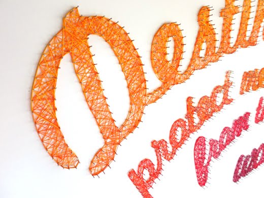 Las Teje y Maneje: TACTILE TYPOGRAPHY BY DOMINIQUE FALLA