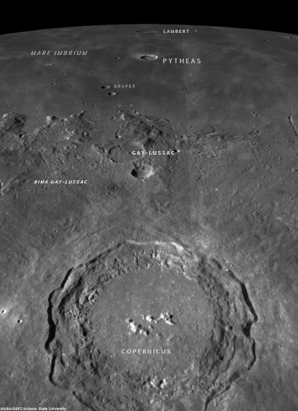 Lunar Pioneer: LROC: Pytheas