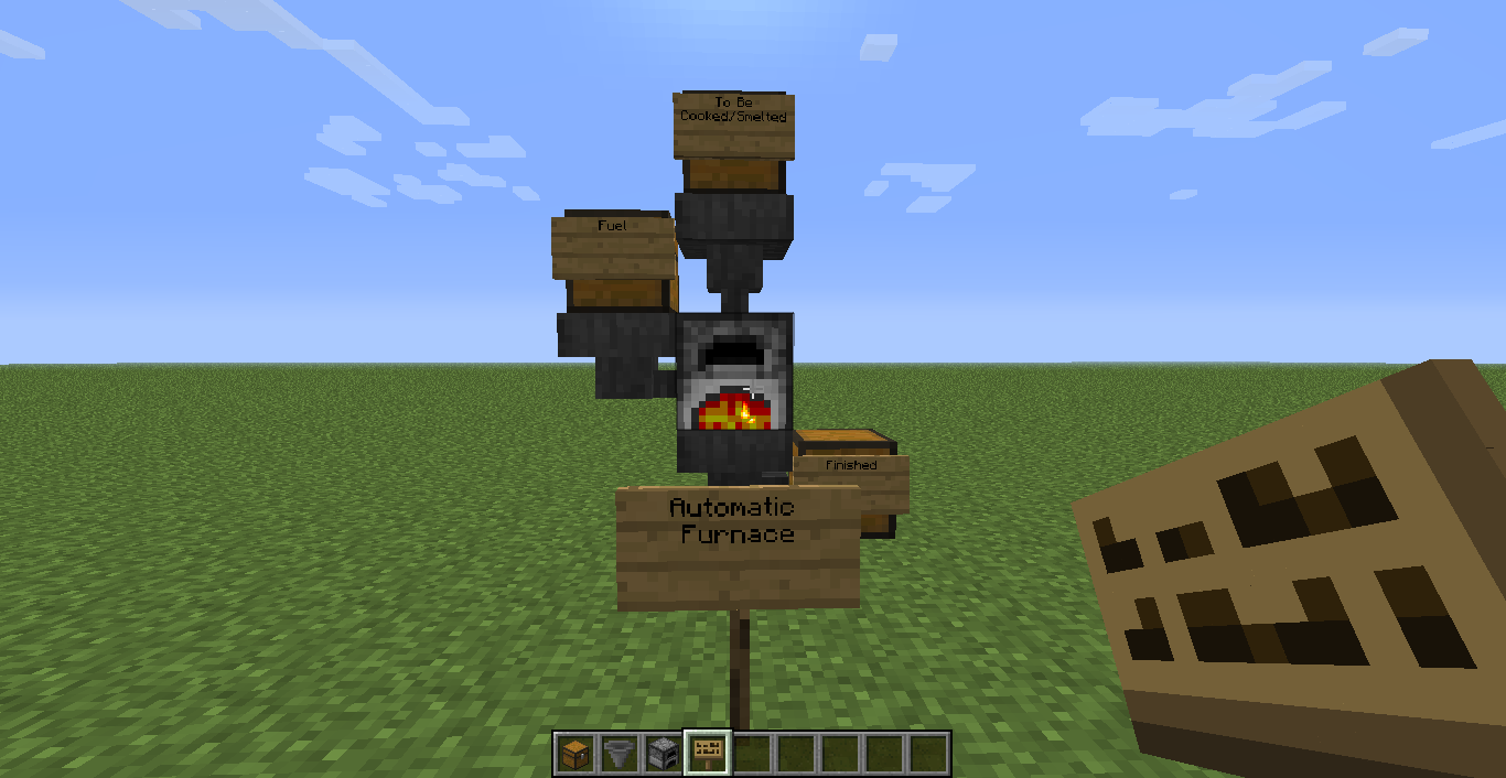 R3b3l_Skywak3r: Minecraft Blog: Automatic Furnace (and 2 variations)