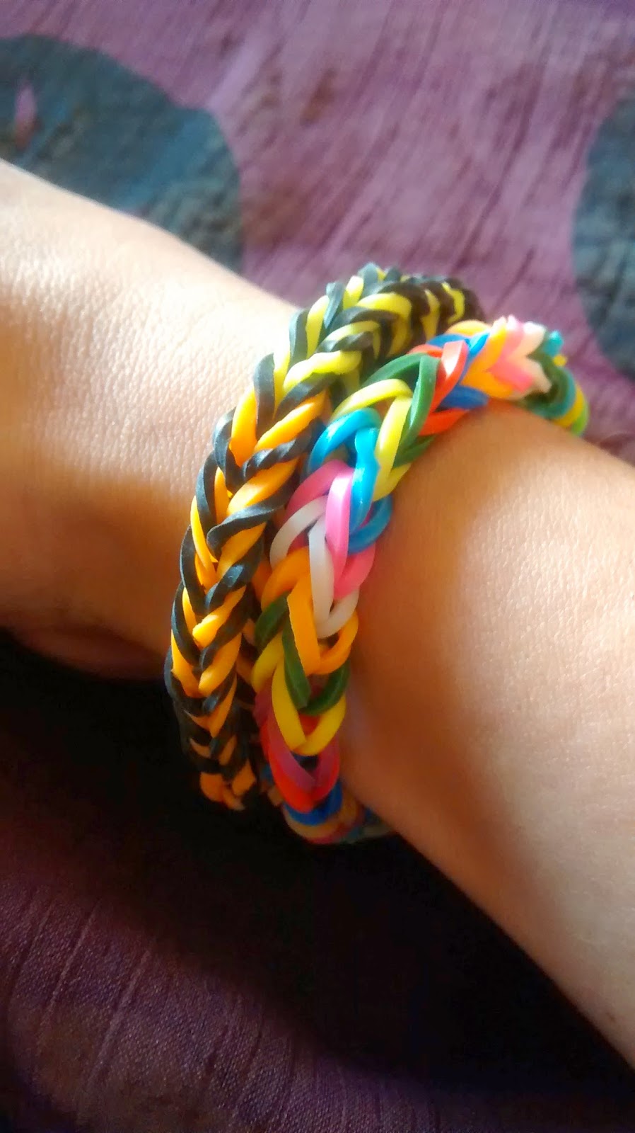 40 springs: RUBBER BAND BRACELETS for spring!