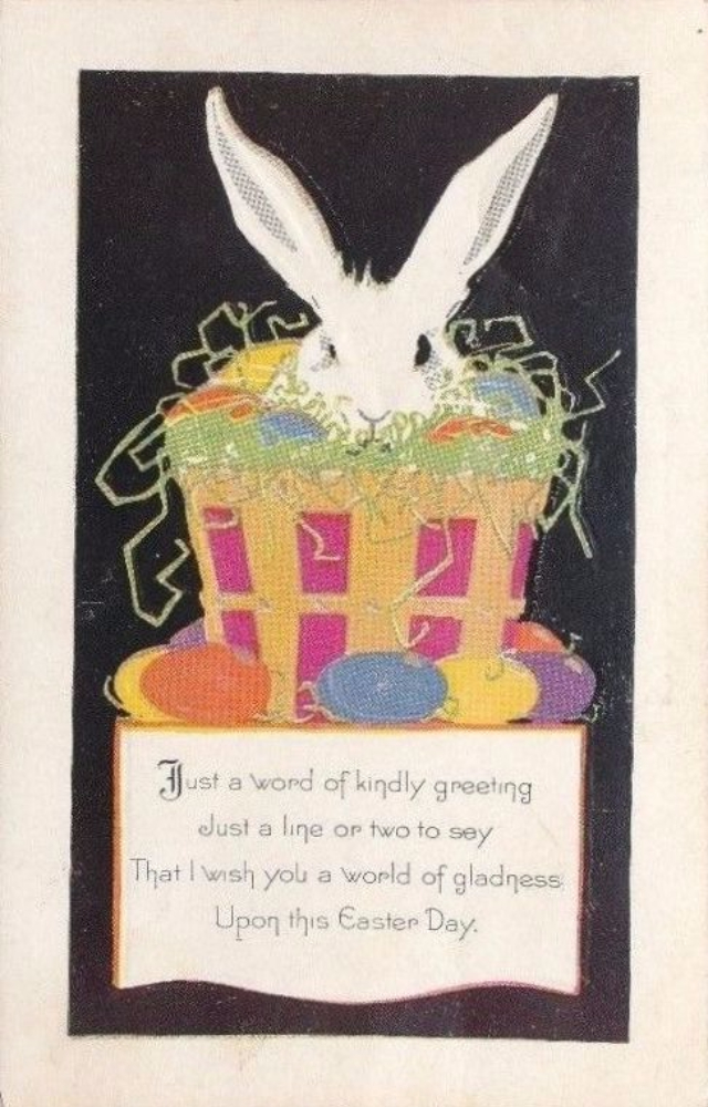 A Collection of 30 Cute Bunny Rabbit Vintage Easter Postcards ~ Vintage ...