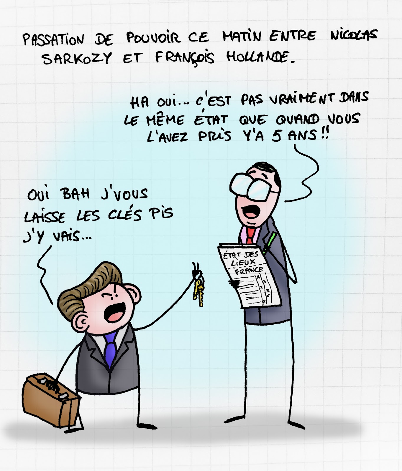 le petit dessin du jour: le changement, c'est ce matin...!!