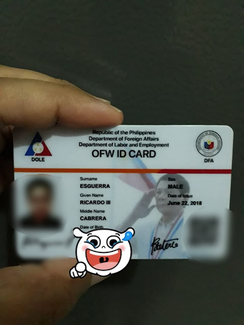 OFW ID Finally Available For The Public - PHILIPPINE DRIFT