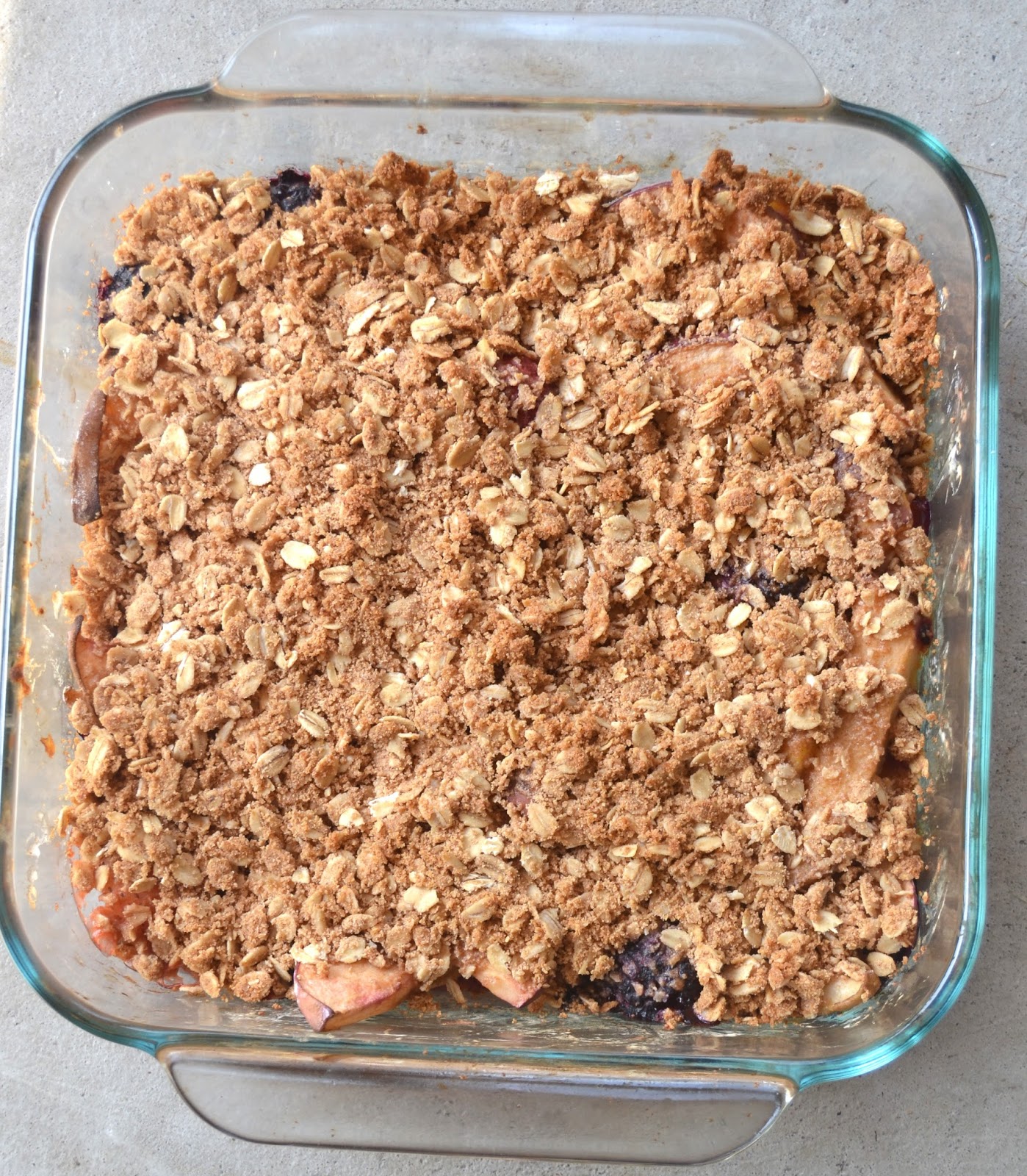 Healthier Protein Fruit Crisp | The Nutritionist Reviews