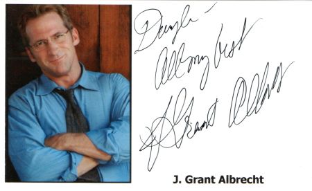 Kiwiautogal's Autographs: J. Grant Albrecht