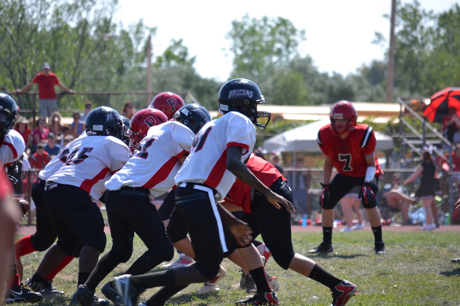 Penfield Youth Football & Cheer 2012: Red A at Northwest Falcons