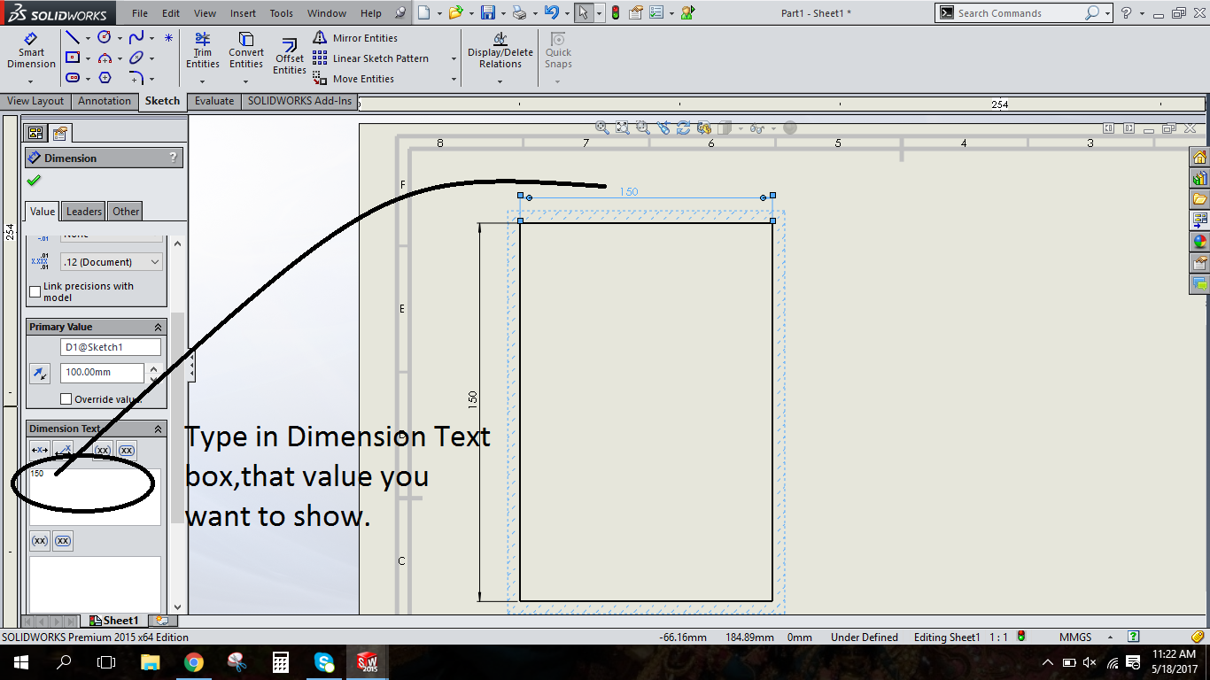 Design Tech Academy: Change Dimension in Drafting without change in 3D ...