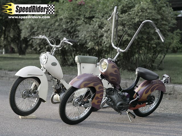 SPORTY CONVERSION: Cool Custom ...... Mopeds...