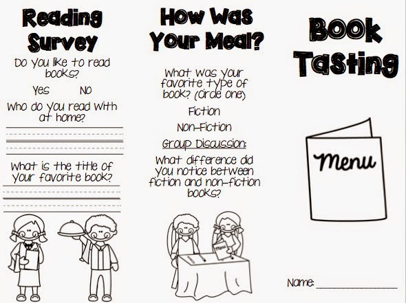 Thrills and Frills in First: Book Tasting FREEBIE