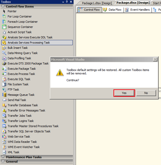 Welcome To TechBrothersIT: SSIS - How To Add Or Delete Tasks In Control ...