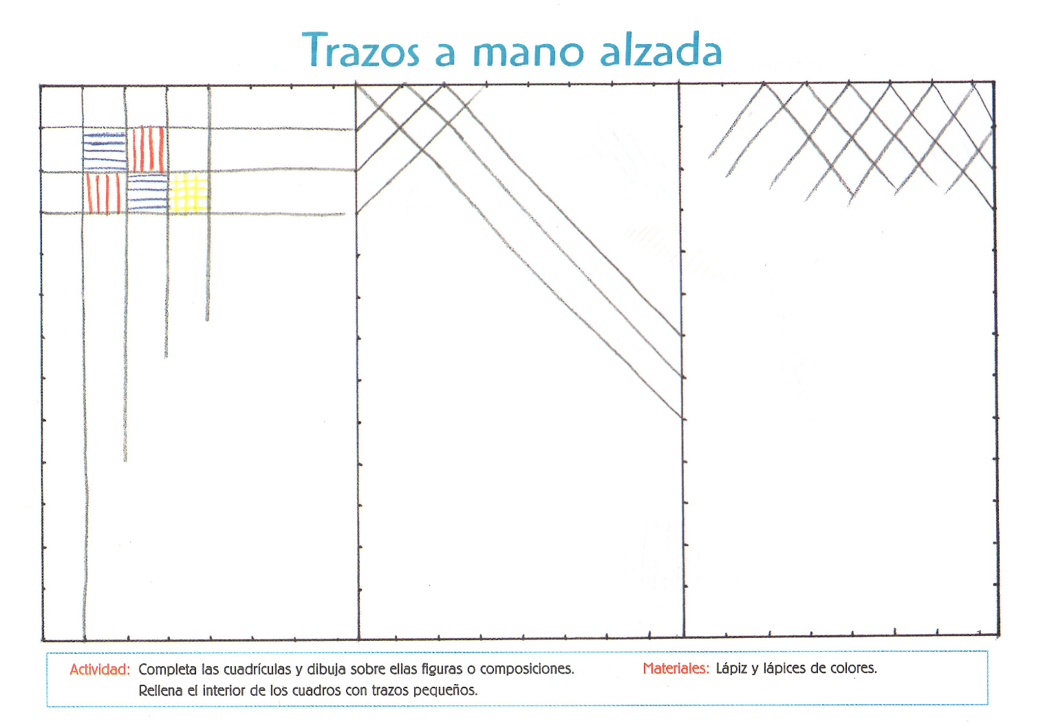 QUINTO GRADO : CREACIONES ARTÍSTICAS CON LINEAS