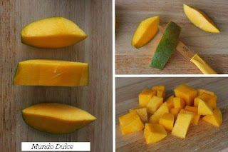 MUNDO DULCE: COMO PICAR CORRECTAMENTE UN MANGO*?