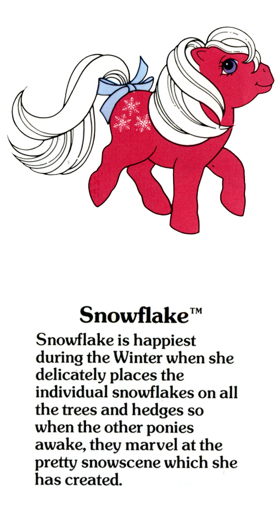 My Little Pony Fact File: Snowflake
