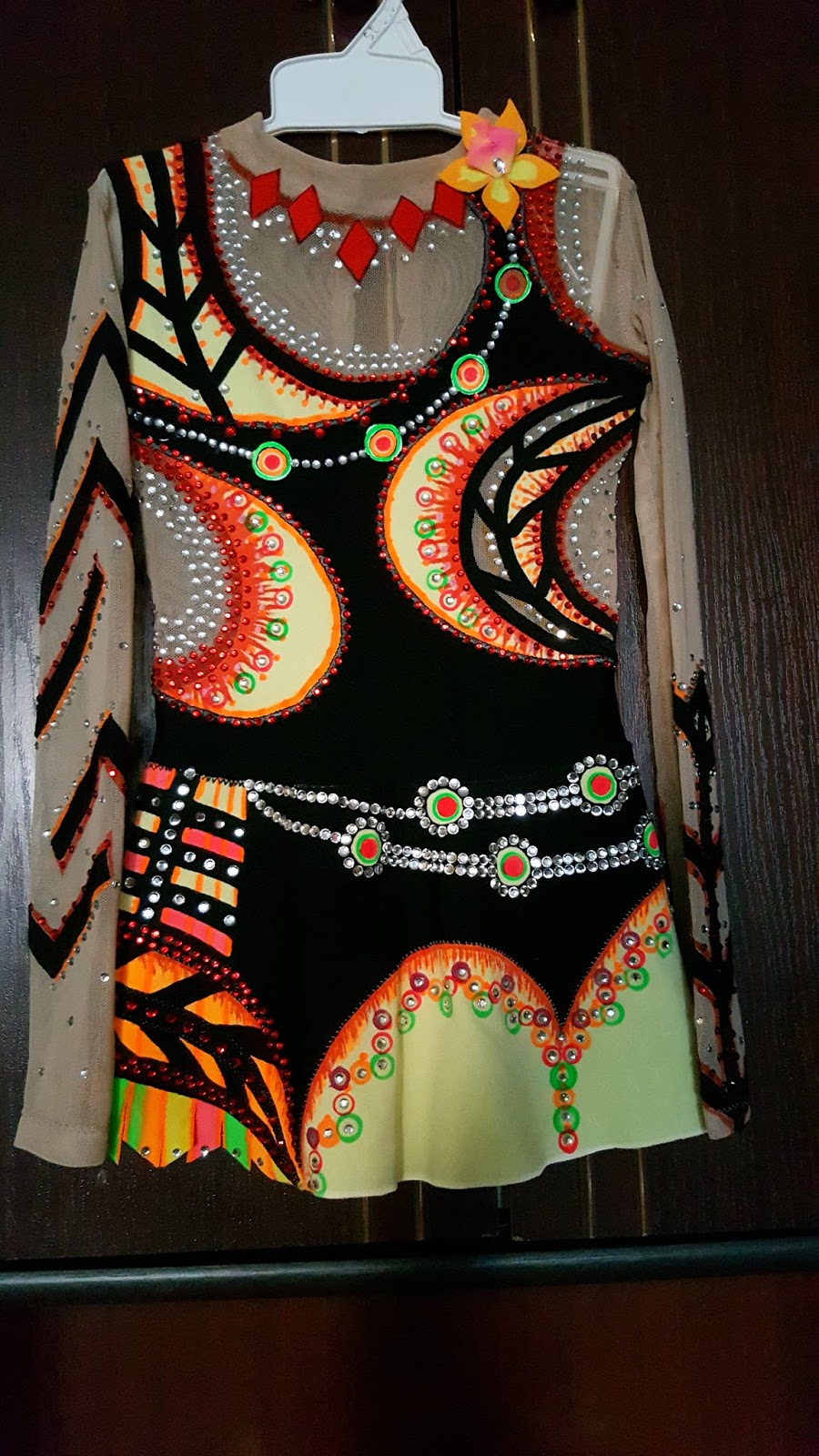 Custom made rhythmic gymnastics leotards, figure skating dress and ...