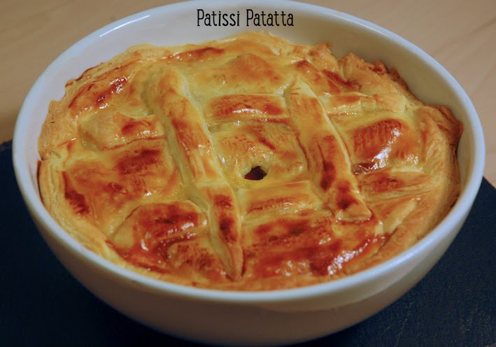 patissi patatta: Ramequins feuilletés, poulet et légumes