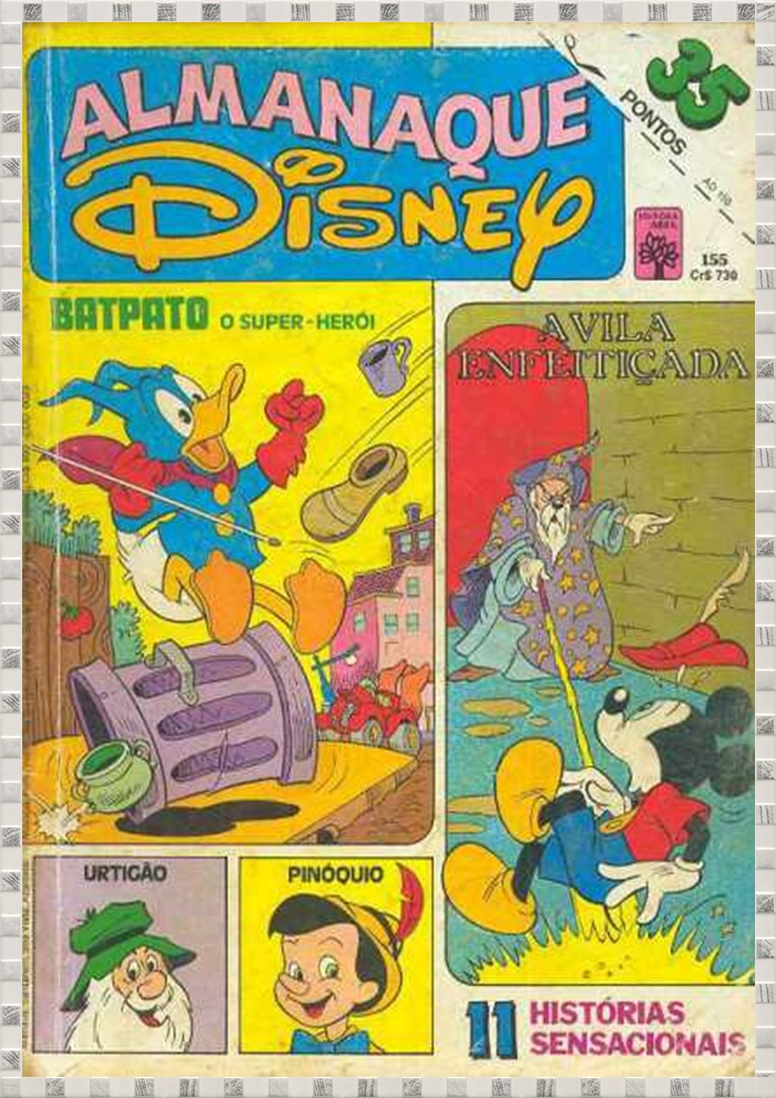 CAPAS DE GIBI COVERS COMICS-ALMANAQUE DISNEY 02