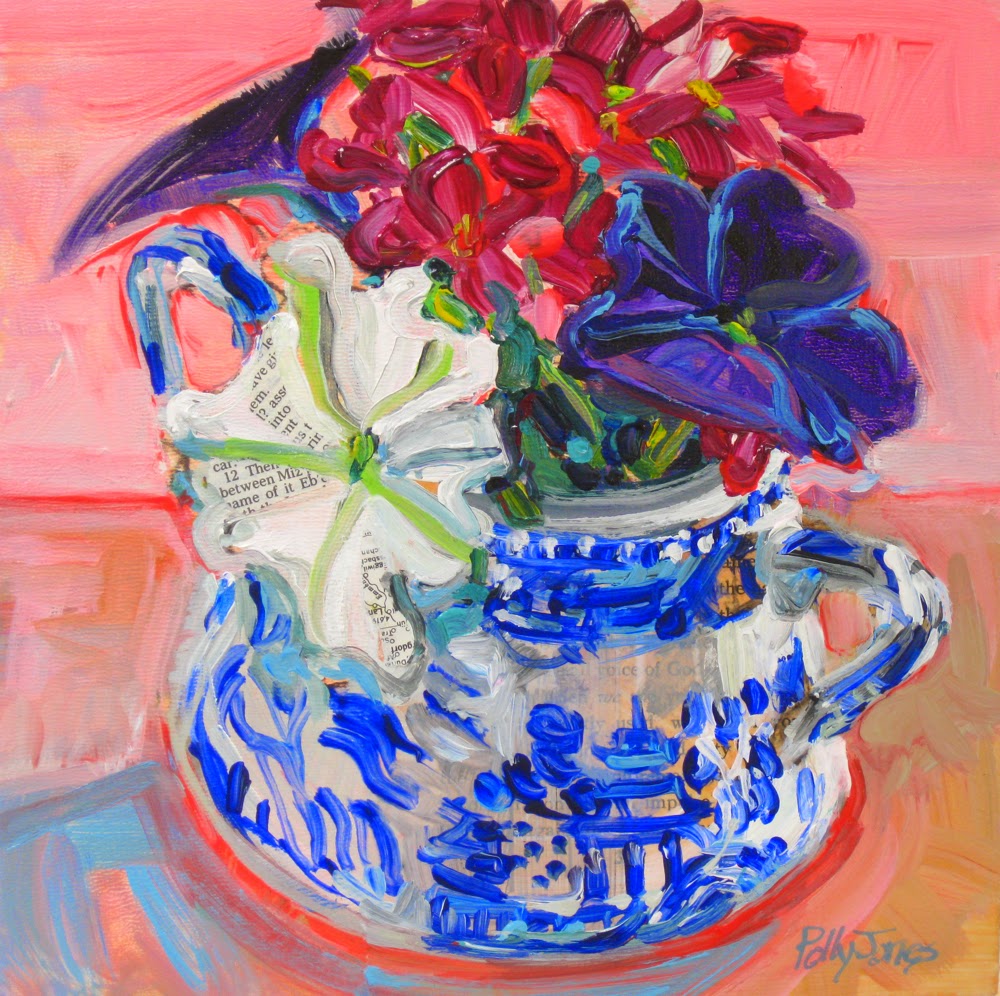 Small Wonders Daily Paintings by Polly Jones: Improvised Bouquet ...