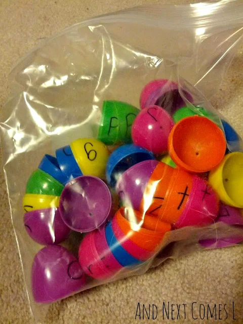 Easter Egg Sensory Bins, Six Ways | And Next Comes L - Hyperlexia Resources