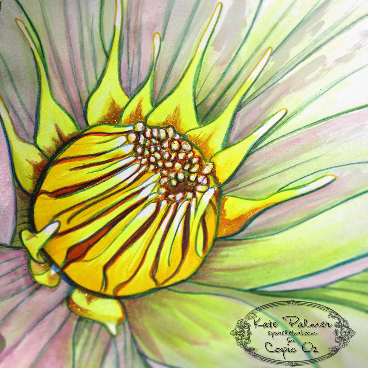 copic oz: Combining Watercolour Pencils with your Copics