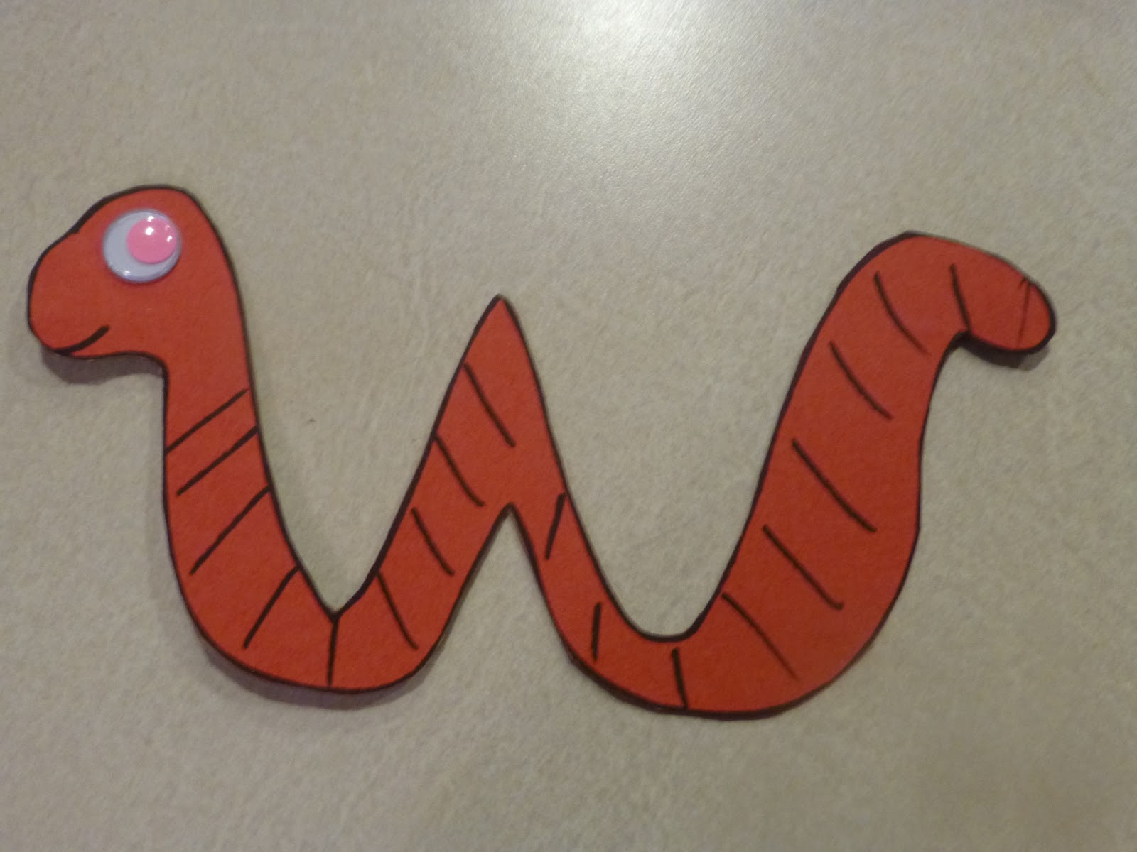 Halfway Homeschooling: W - Learning the Alphabet - Hiding Worm Craft ...