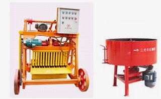 INDUSTRIAL BLOCK MOLDING MACHINE: QMY4-45 Mobile block machine