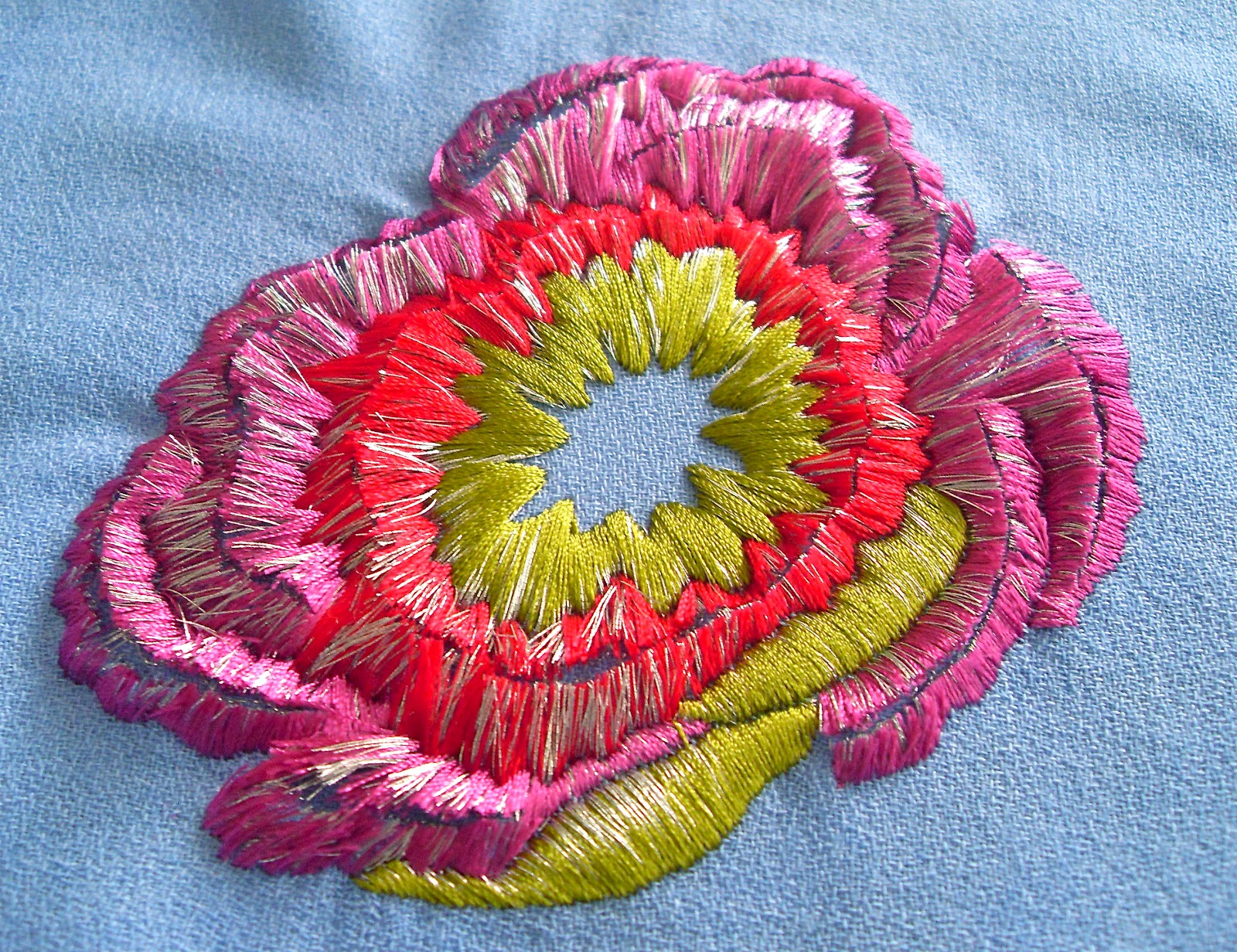 Embroidery Journal: Using a bright colour palette