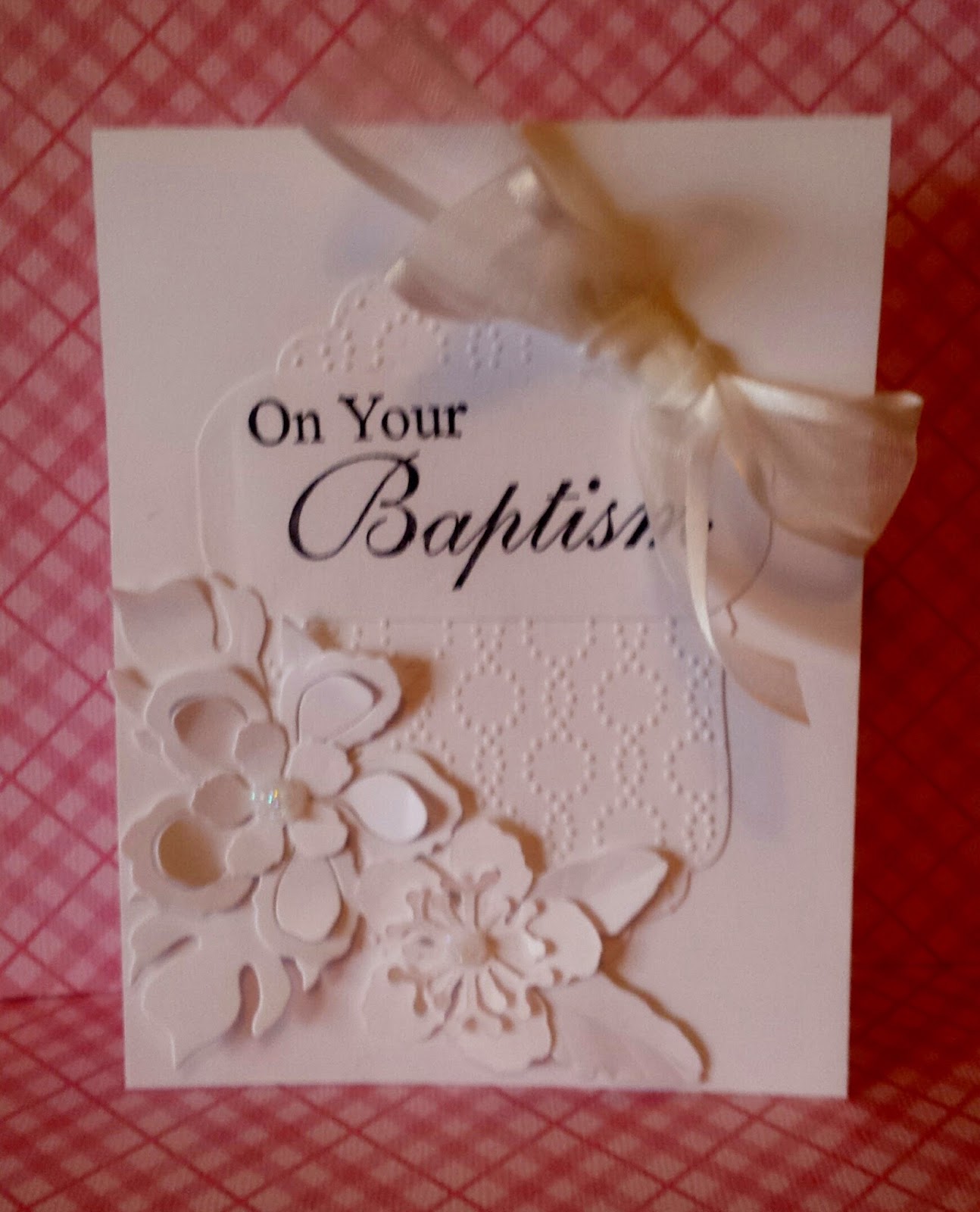 Annie's Ink-Lings: Baptism Card