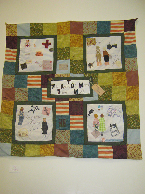 Louise Kelly: Women in WW2 Patchwork Quilt