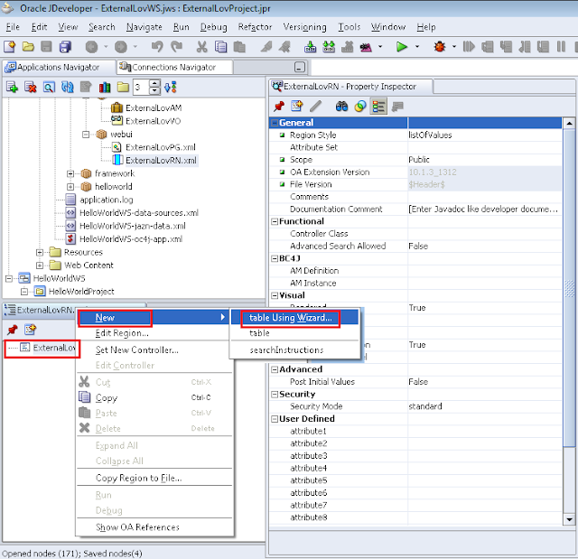 Oracle Apps Quick Reference: External LOV in OAF