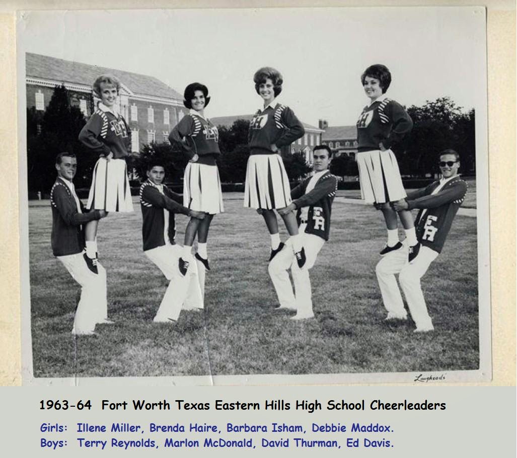1963 Eastern Hills High School EHHS Highlanders: EHHS Cheerleaders