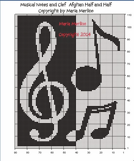 Color Charts and Tapestry by Maria Merlino: Musical Notes and Clef ...