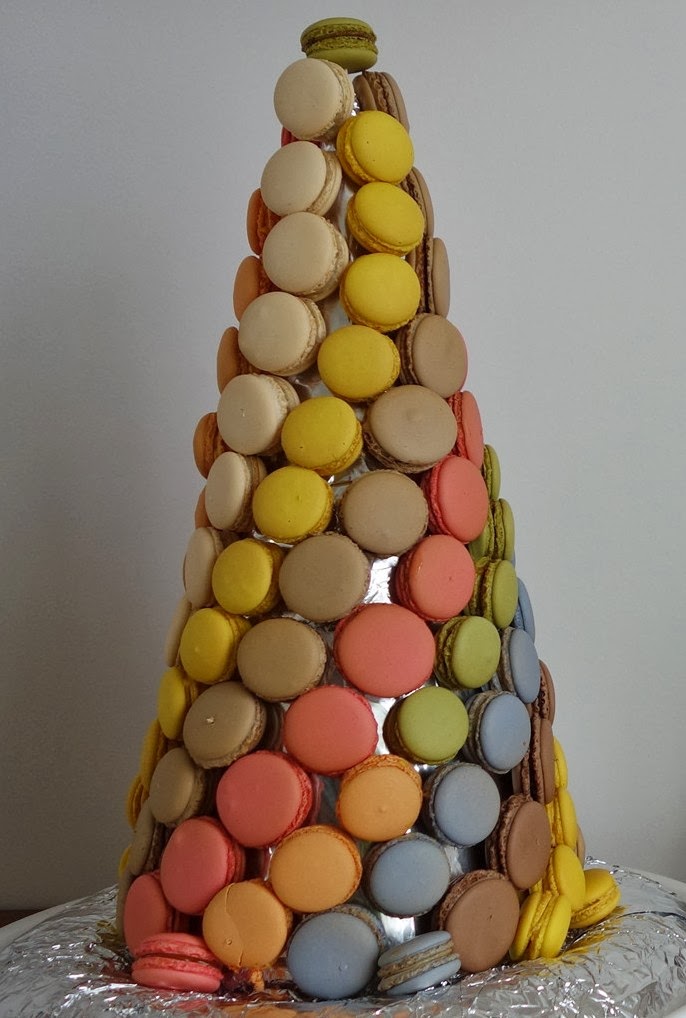 je m'éclate avec mes 10 doigts: Pièce montée de macarons