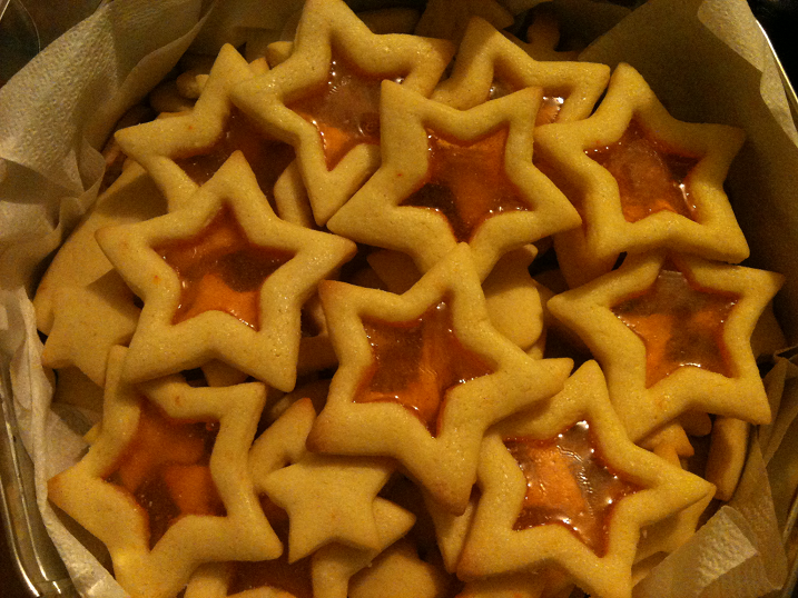 Sia's Cooking Blog: Shimmering Star Christmas Cookies