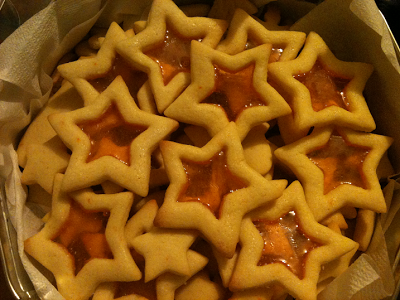 Sia's Cooking Blog: Shimmering Star Christmas Cookies