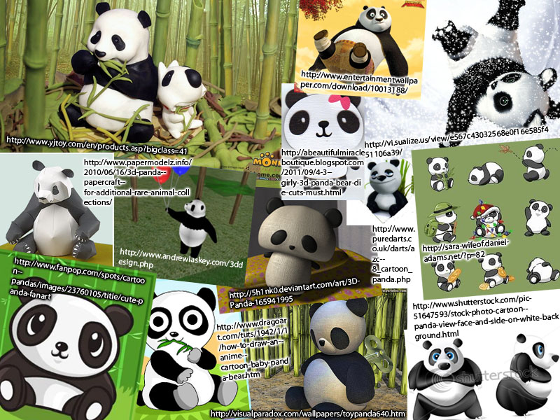 Panda's Tail: Mood Boards