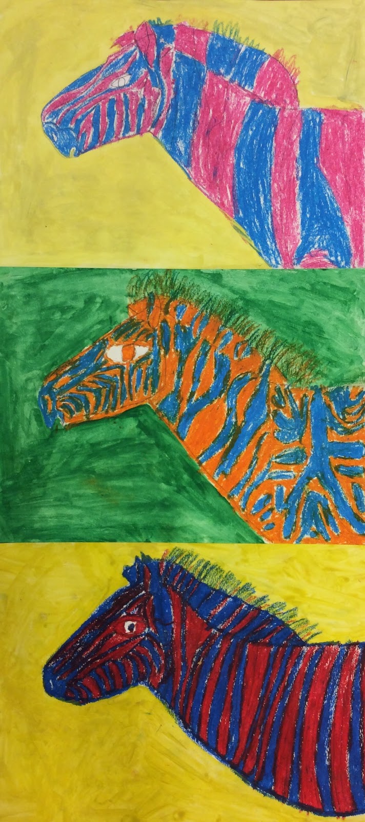 Visual Arts at AIS: Complementary Zebra 2A