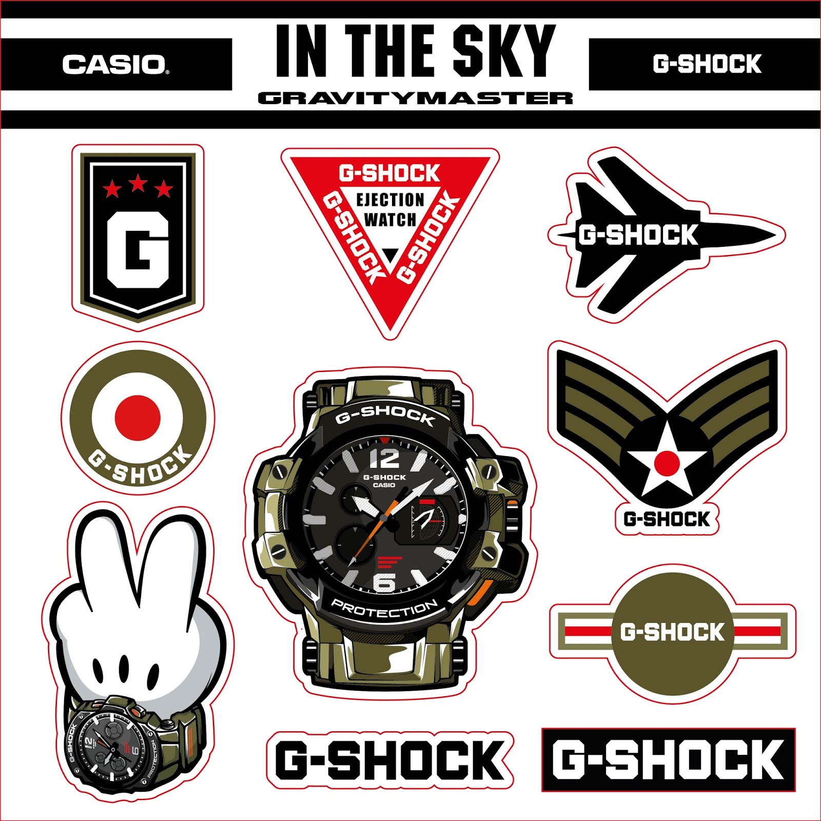 Bui - Wien Bhrombhadma: CASIO - sticker