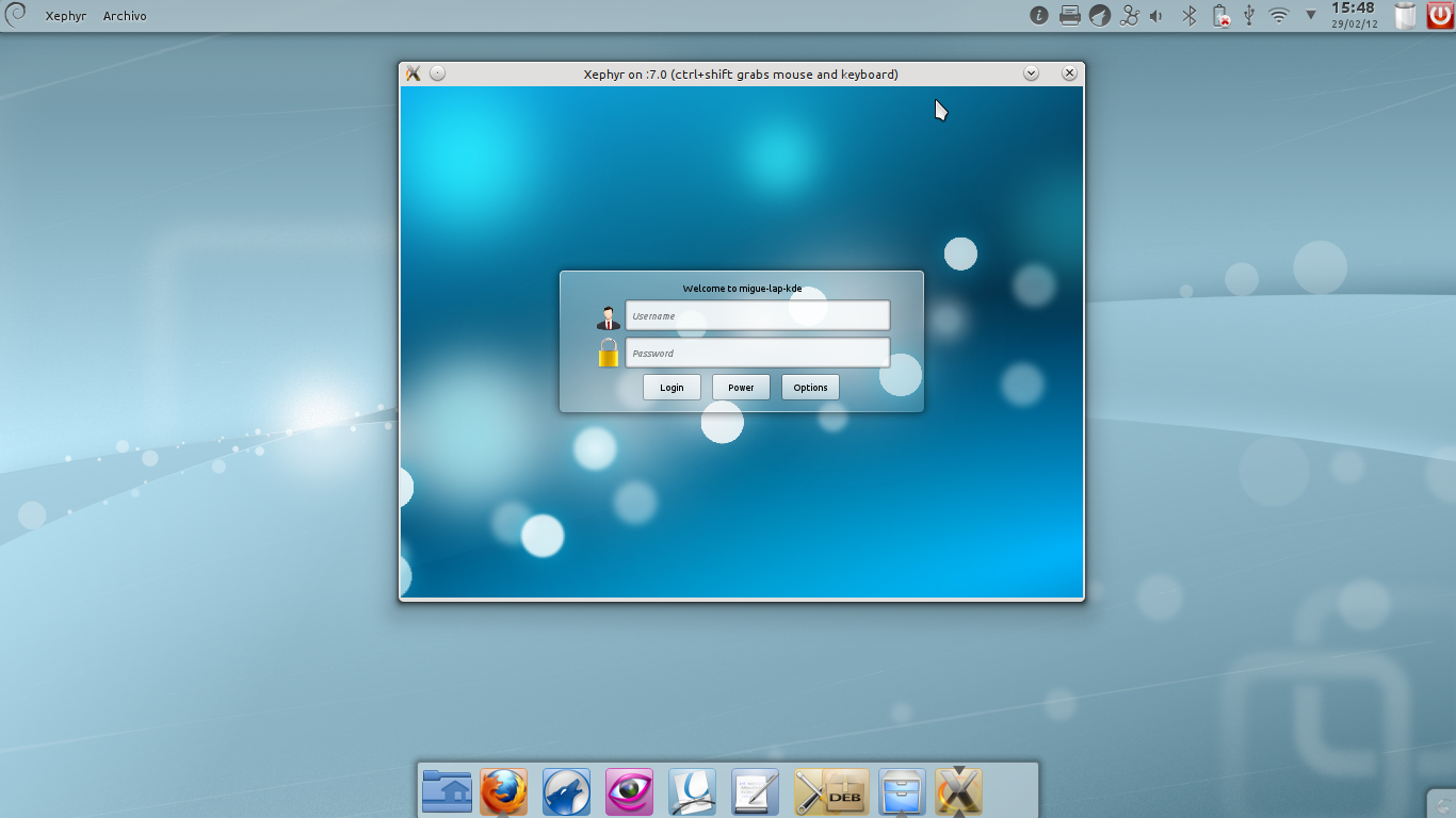 Probar el nuevo Lightdm en KDE | Blue Leaf Linux
