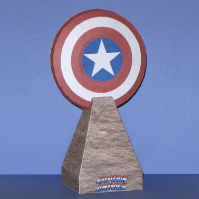 Papercraft - Captain America's Shield - Papercraft4u | Free Papercrafts ...