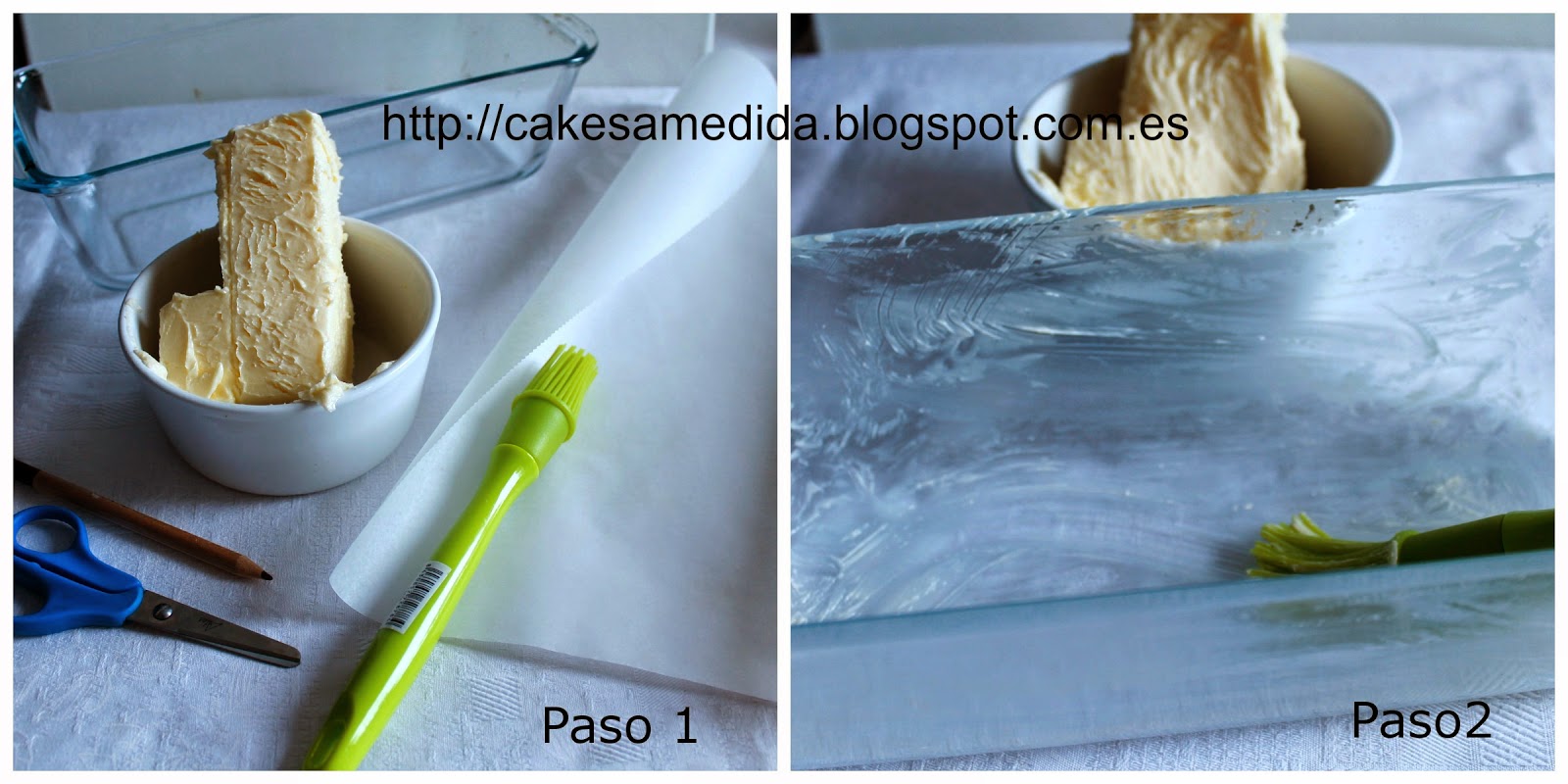 Cakes a medida: Aprendemos a ... preparar un molde para cake y otro ...