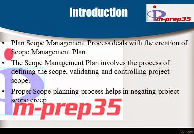 pm-prep35: Plan Scope Management Process