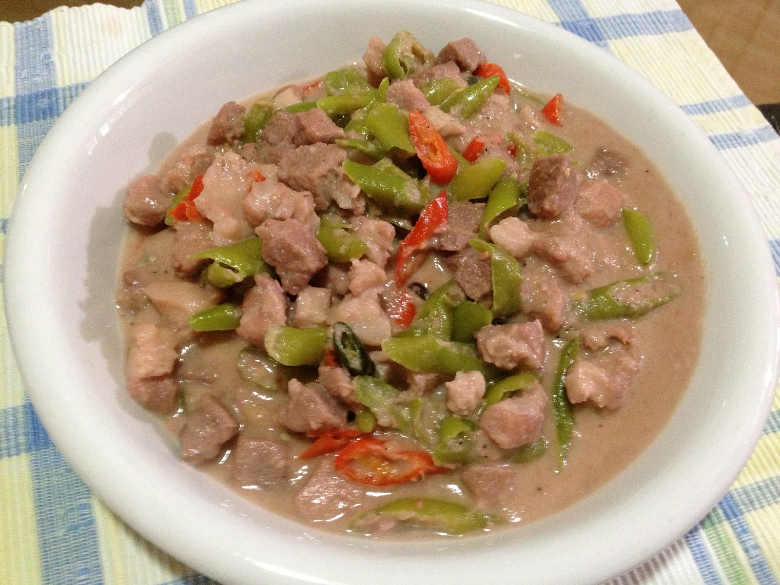 Lia's Food Journey: Tri-Colored Bicol Express