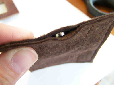 Made by Me. Shared with you.: Tutorial: Little Leather Magnetic Frames