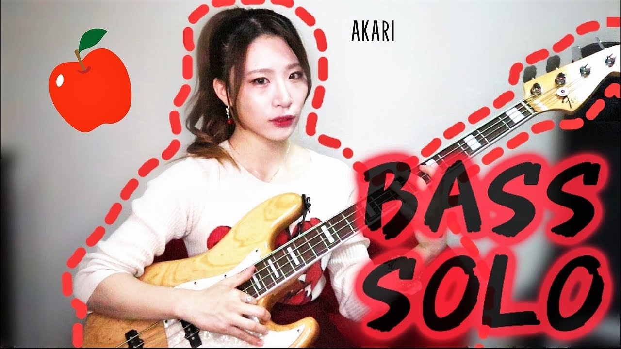 Akari: tried playing "Soul's base solo"
