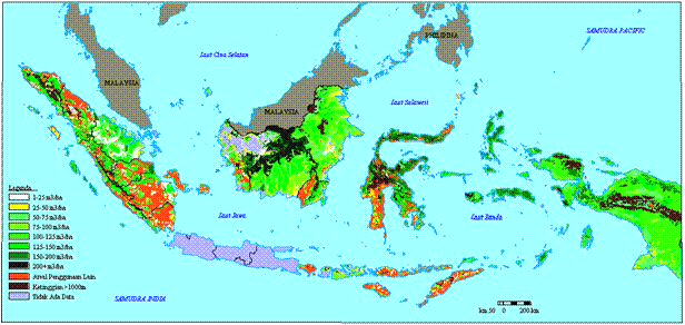 THE OIL PALM PLANTERS: FOREST MAP OF INDONESIA BY PROVINCE